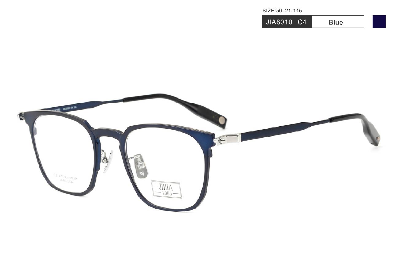 鏡框鏡架-JIIIIA-8010-4-藍心眼鏡時尚